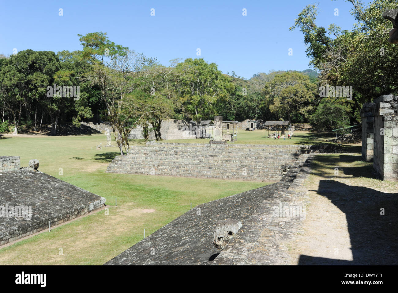 The Mayan ruins of Copan on Honduras Stock Photo - Alamy