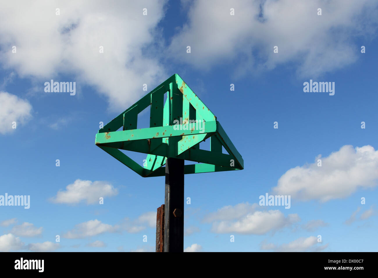 Triangular sea marker hi-res stock photography and images - Alamy