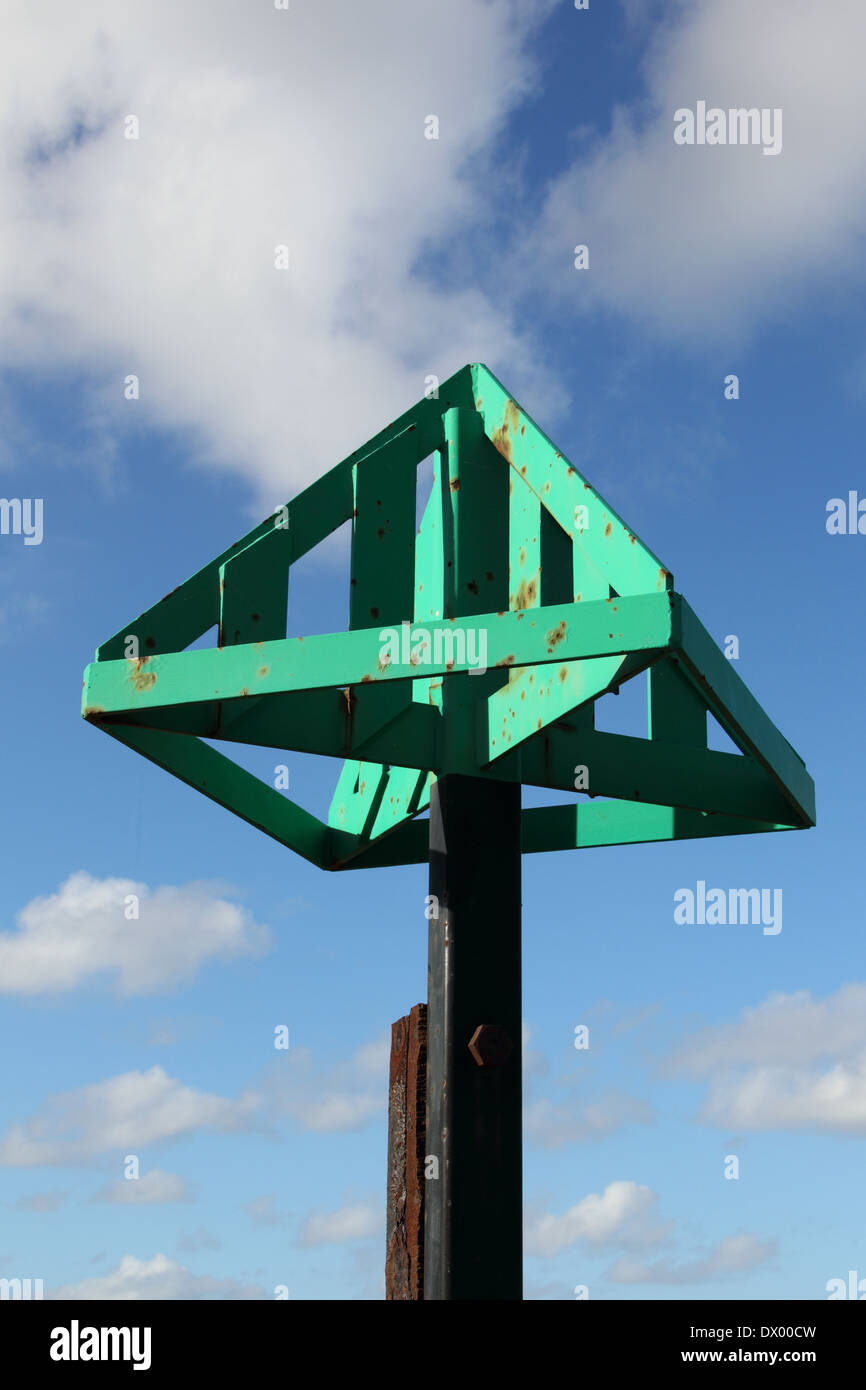 Triangular sea marker hi-res stock photography and images - Alamy
