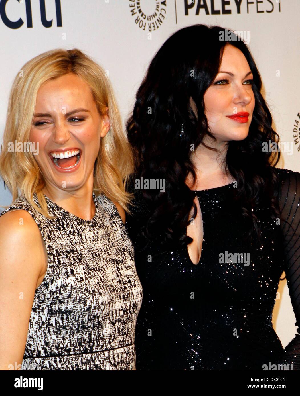 Los Angeles, CA, USA. 14th Mar, 2014. Taylor Schilling, Laura Prepon at ...