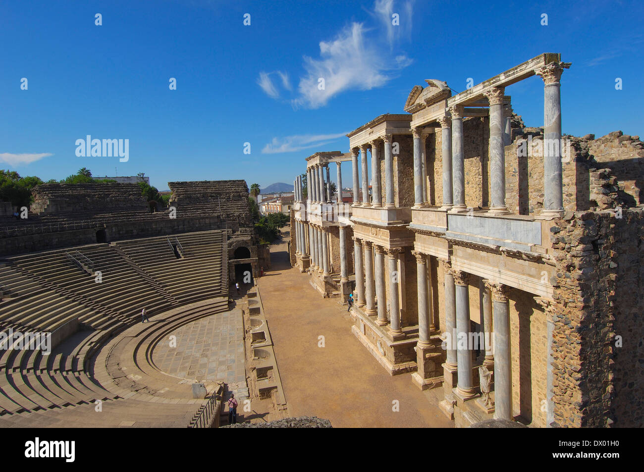 Roman theatre, Merida Stock Photo - Alamy