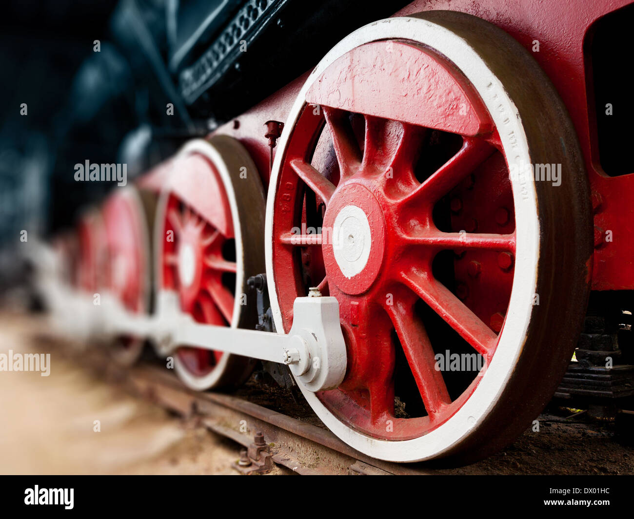 Wheel locomotive close up hi-res stock photography and images - Alamy