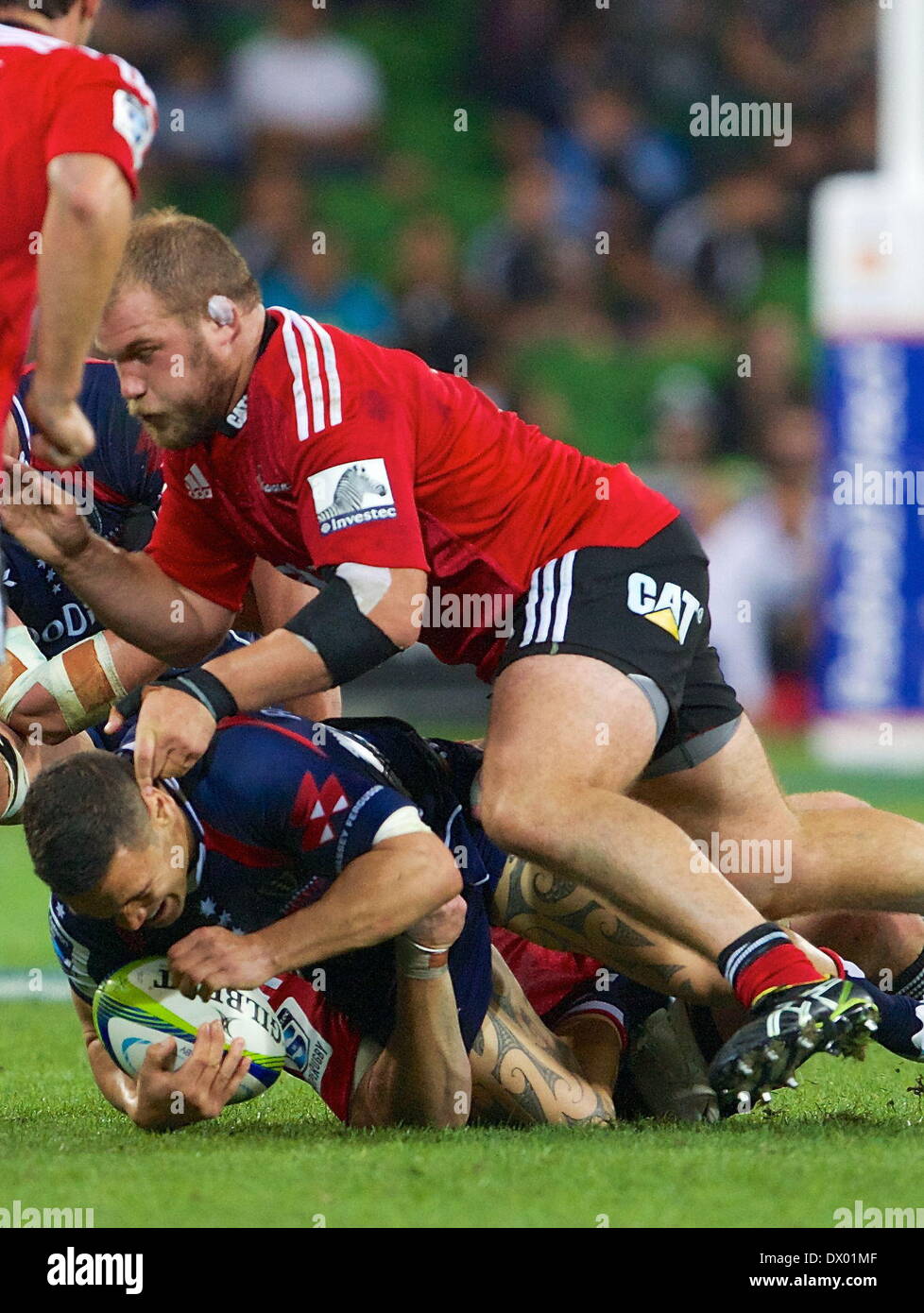 Melbourne, Australia. 14th Mar, 2014. TAMATI ELLISON of the Melbourne ...