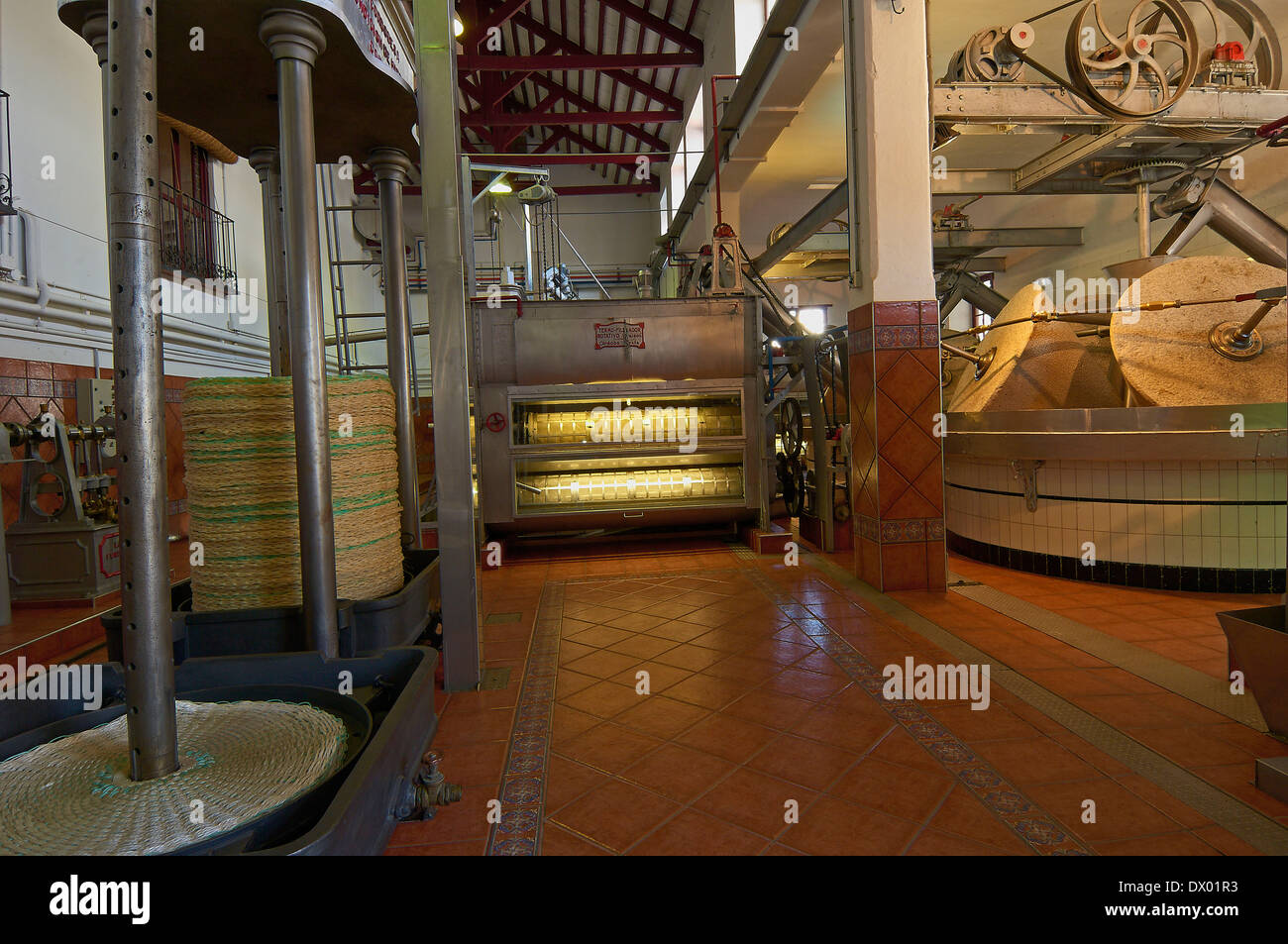 Olive oil factory, Baena Stock Photo - Alamy