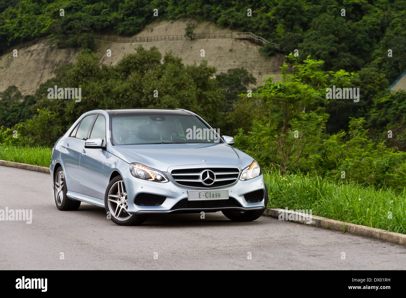 Mercedes-Benz E-Class 250 Sedan Lite Blur Color Body Stock Photo - Alamy
