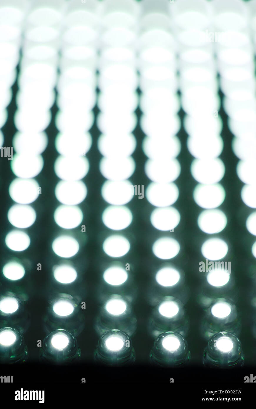 luminous panel with a plurality of rows of LEDs Stock Photo - Alamy
