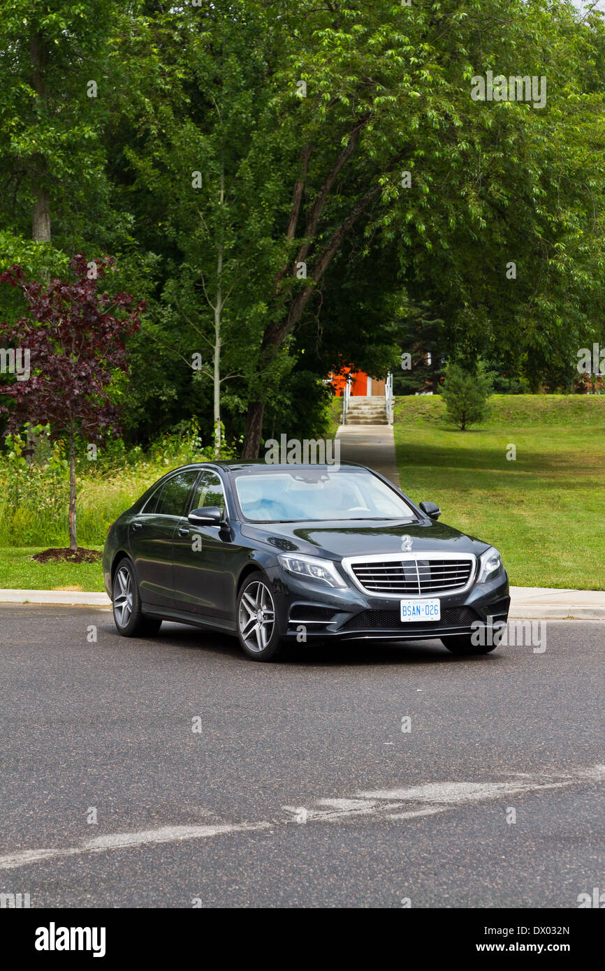 Mercedes-Benz S-Class 2013 Model The Top Model & High Tech Sedan Stock ...