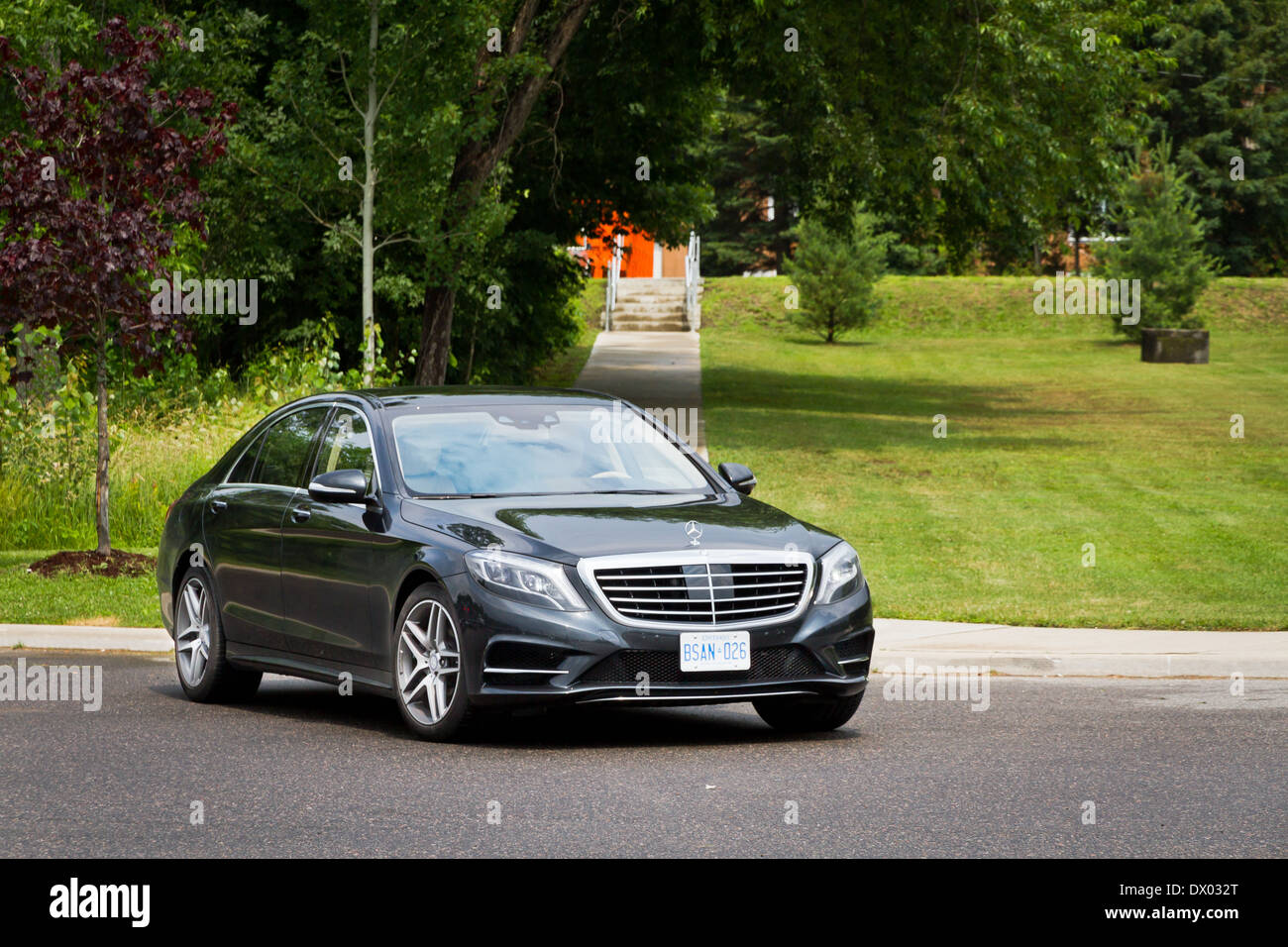 Mercedes-Benz S-Class 2013 Model The Top Model & High Tech Sedan Stock ...