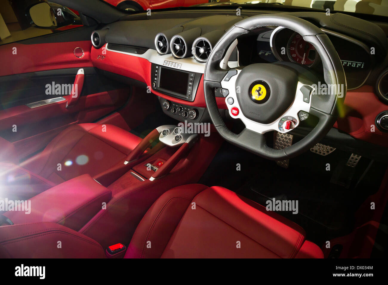 Ferrari Ff Red Interior