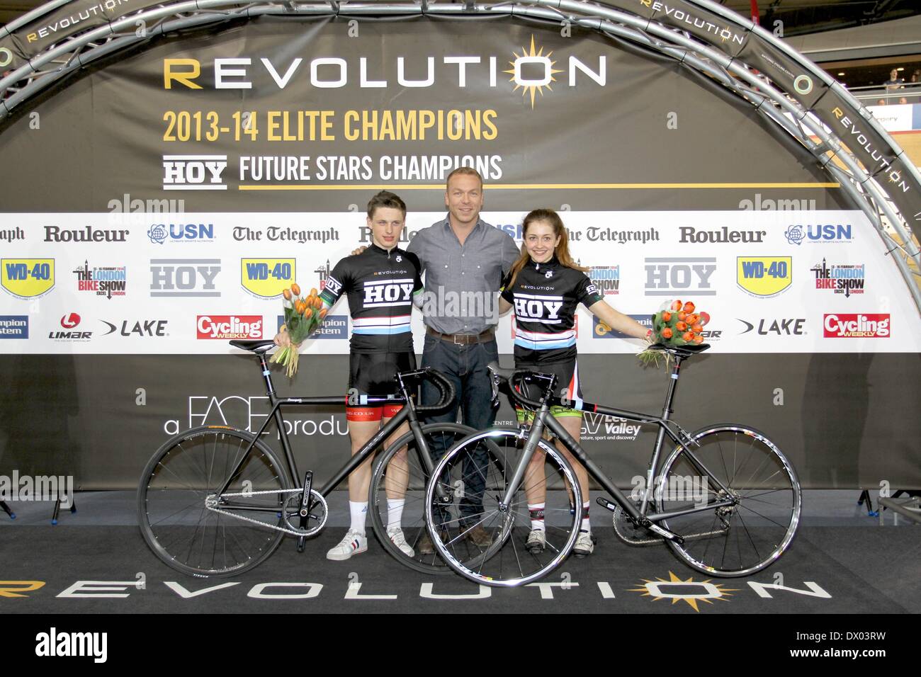 Lee Valley VeloPark, London, UK. 15th March 2014. Revolution Series ...
