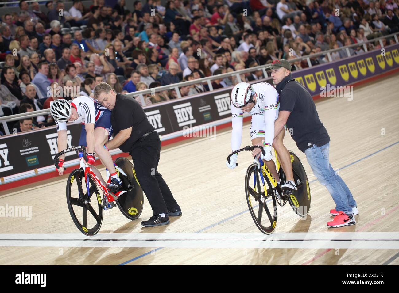 Lee Valley VeloPark, London, UK. 15th March 2014. Revolution Series ...