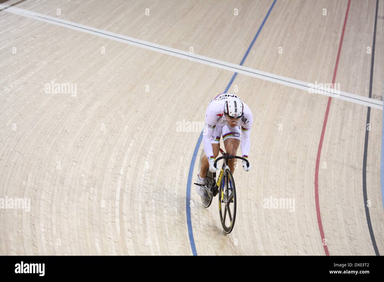 Lee Valley VeloPark, London, UK. 15th March 2014. Revolution Series ...
