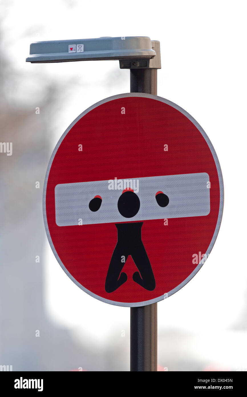 Humorous no entry sign hi-res stock photography and images - Alamy