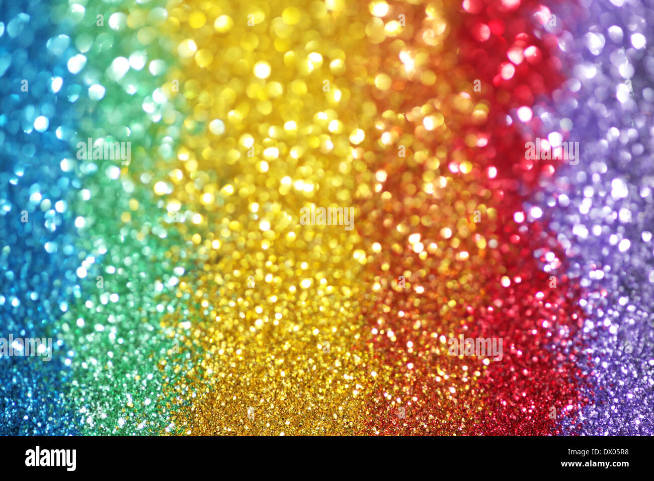 Rainbow of lights Stock Photo - Alamy