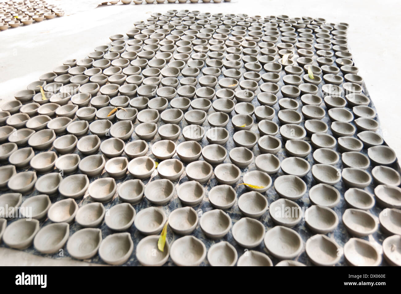 Indian EarthPot for Drying Up Stock Photo - Alamy