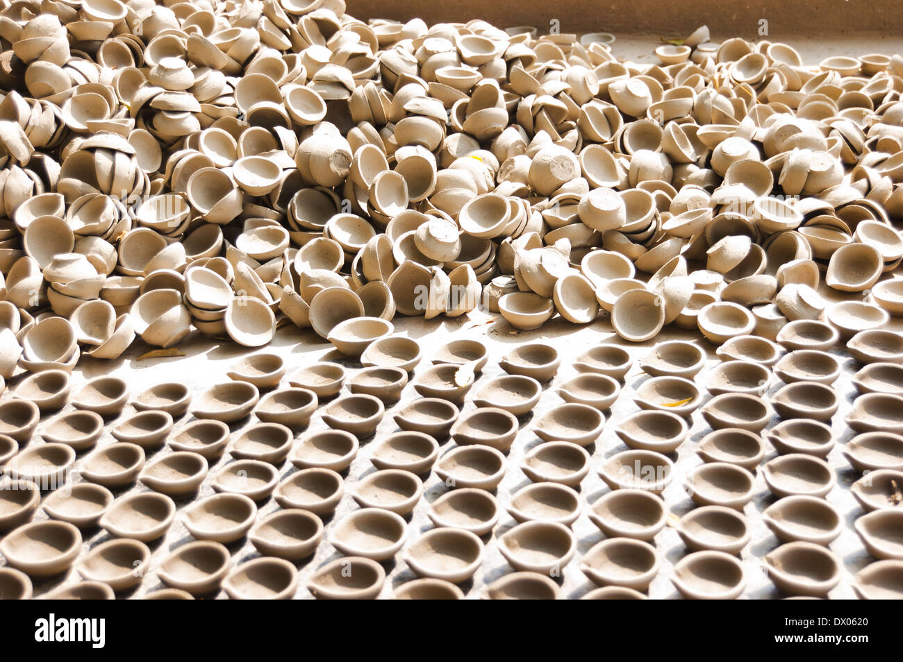 Indian EarthPot for Drying Up Stock Photo - Alamy