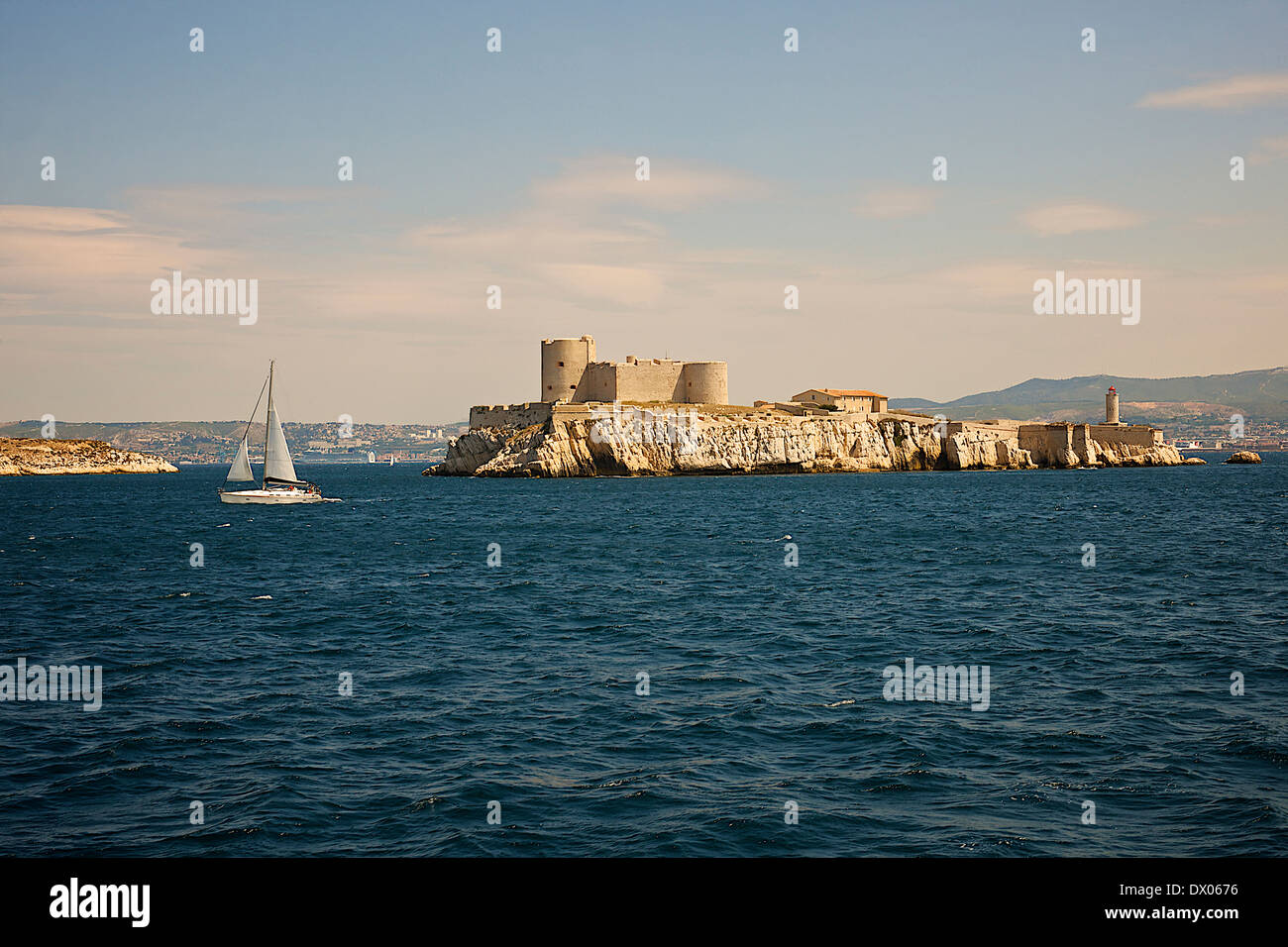 If castle in Marseille, France Stock Photo - Alamy