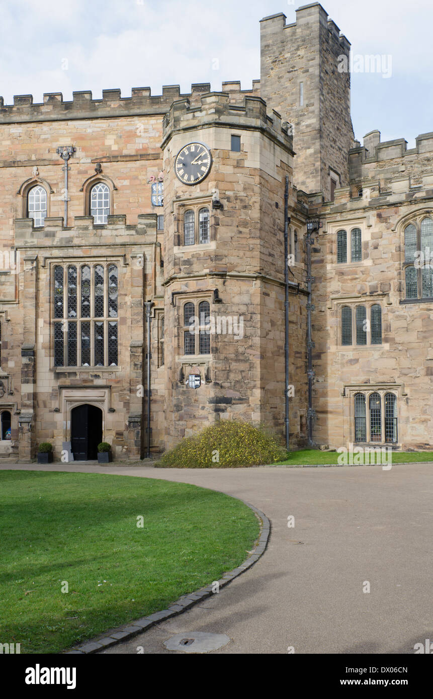 Inside durham castle walls clock hi-res stock photography and images ...