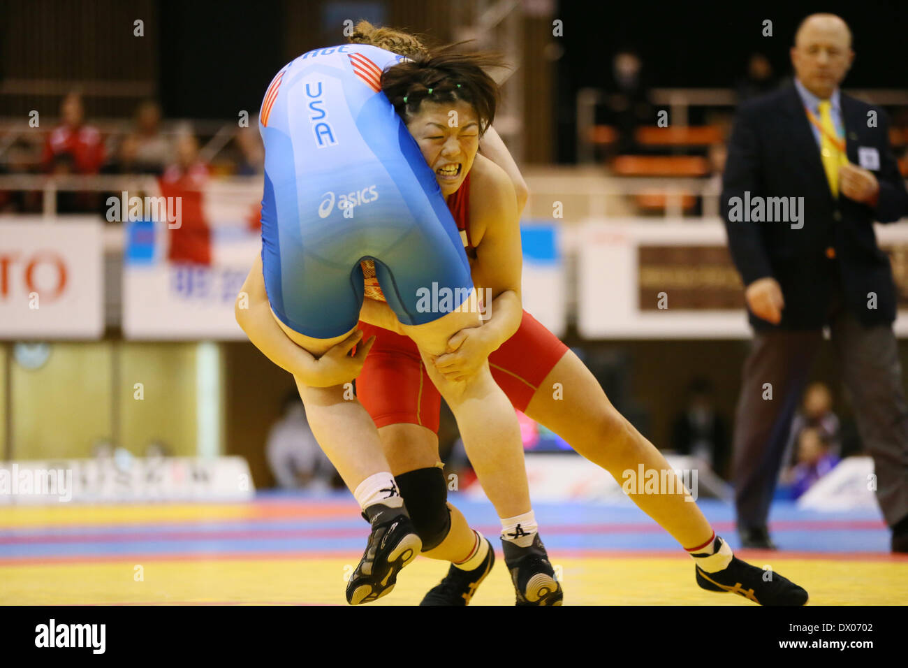 Katsuki Sakagami (JPN), MARCH 15, 2014 - Wrestling : 2014 Female ...