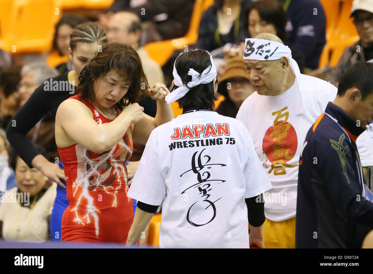 (L to R) Kyoko Hamaguchi (JPN), Animal Hamaguchi, MARCH 15, 2014 ...