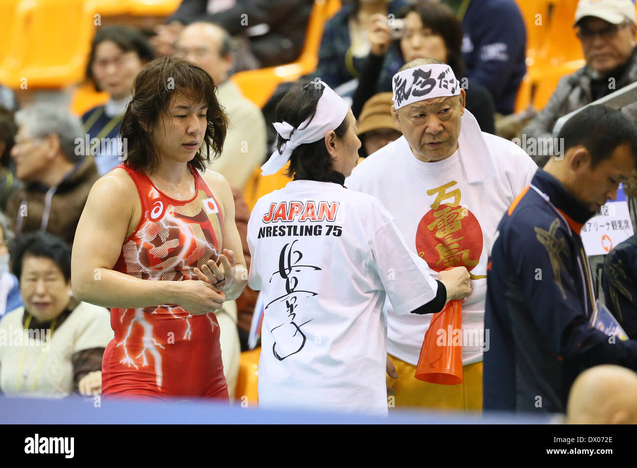 (L to R) Kyoko Hamaguchi (JPN), Animal Hamaguchi, MARCH 15, 2014 ...