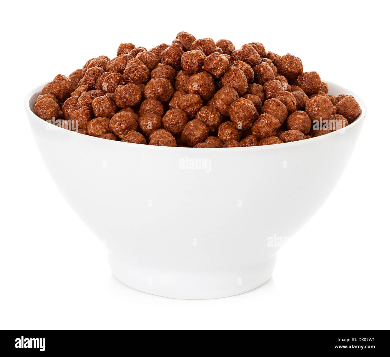 dry cereal for breakfast, isolated on white Stock Photo - Alamy