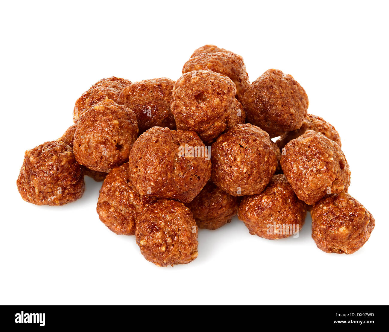 dry cereal for breakfast, isolated on white Stock Photo - Alamy