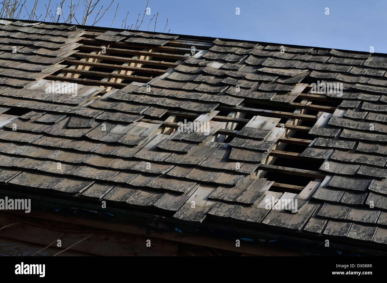 Roof Damage Concept High Resolution Stock Photography and Images - Alamy