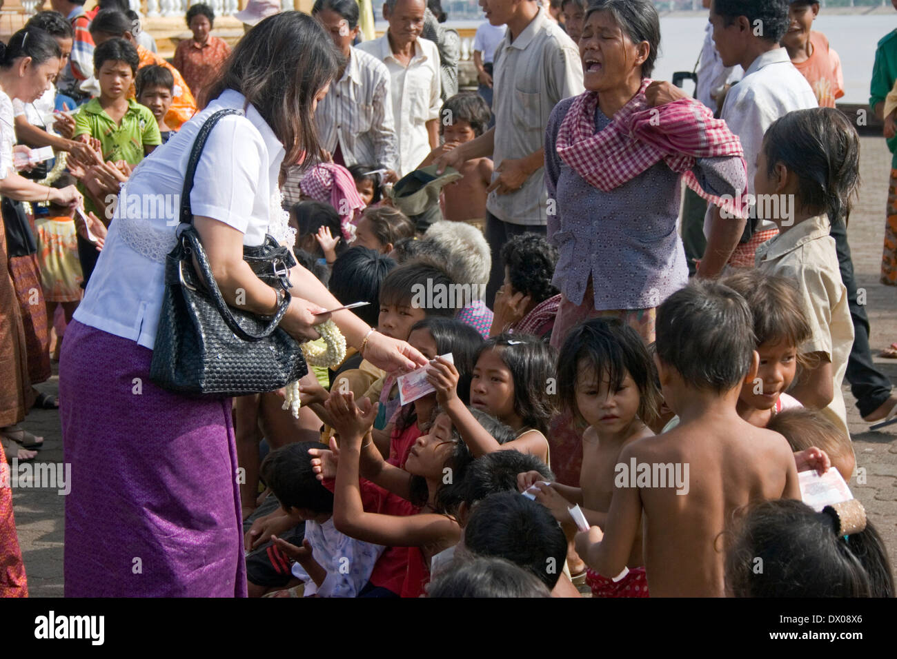 Giving Money To The Poor Kid