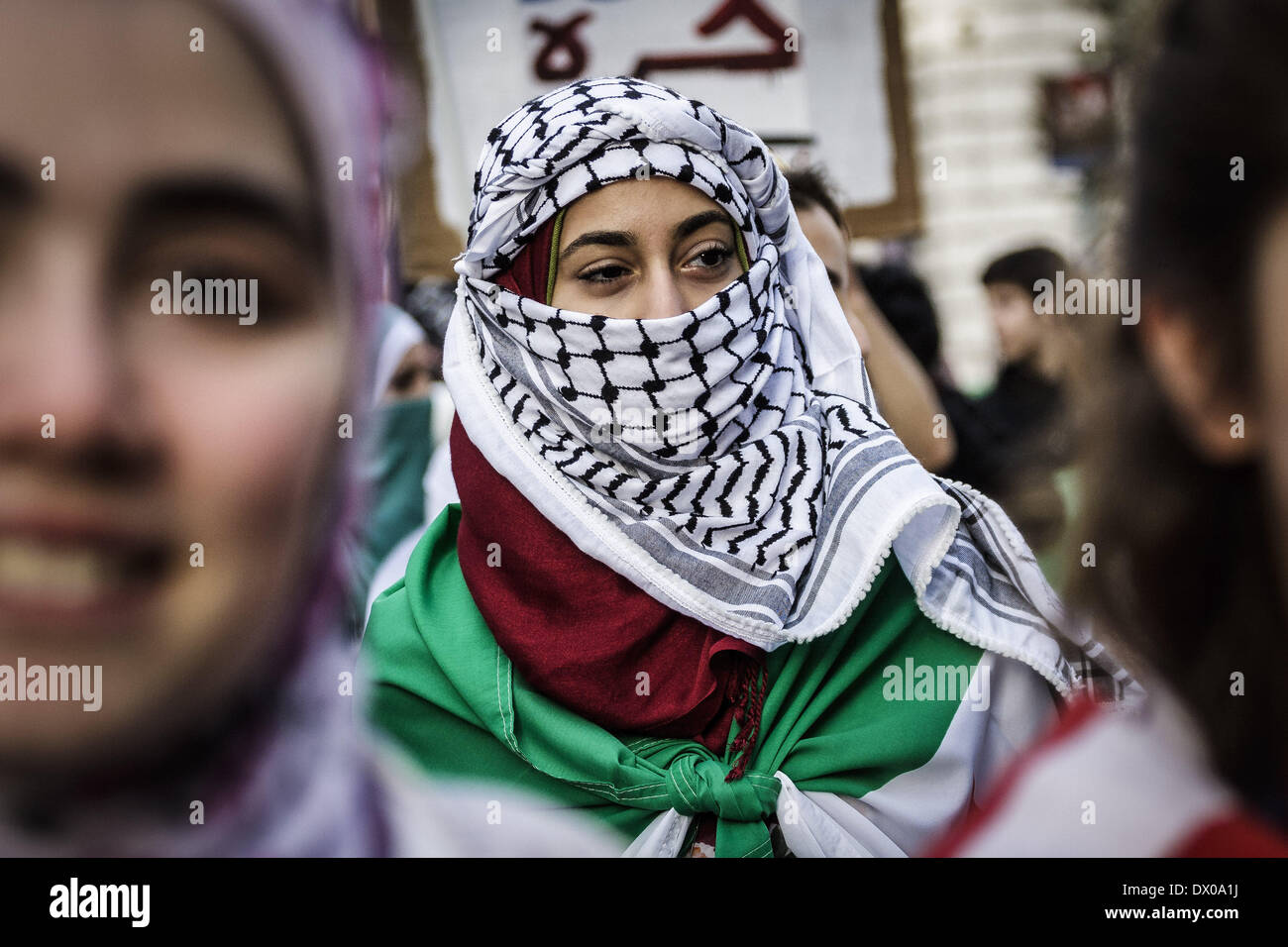 Rome, Italy. 15th Mar, 2014. Rome, Italy ' March 15, 2014: A Syrian ...