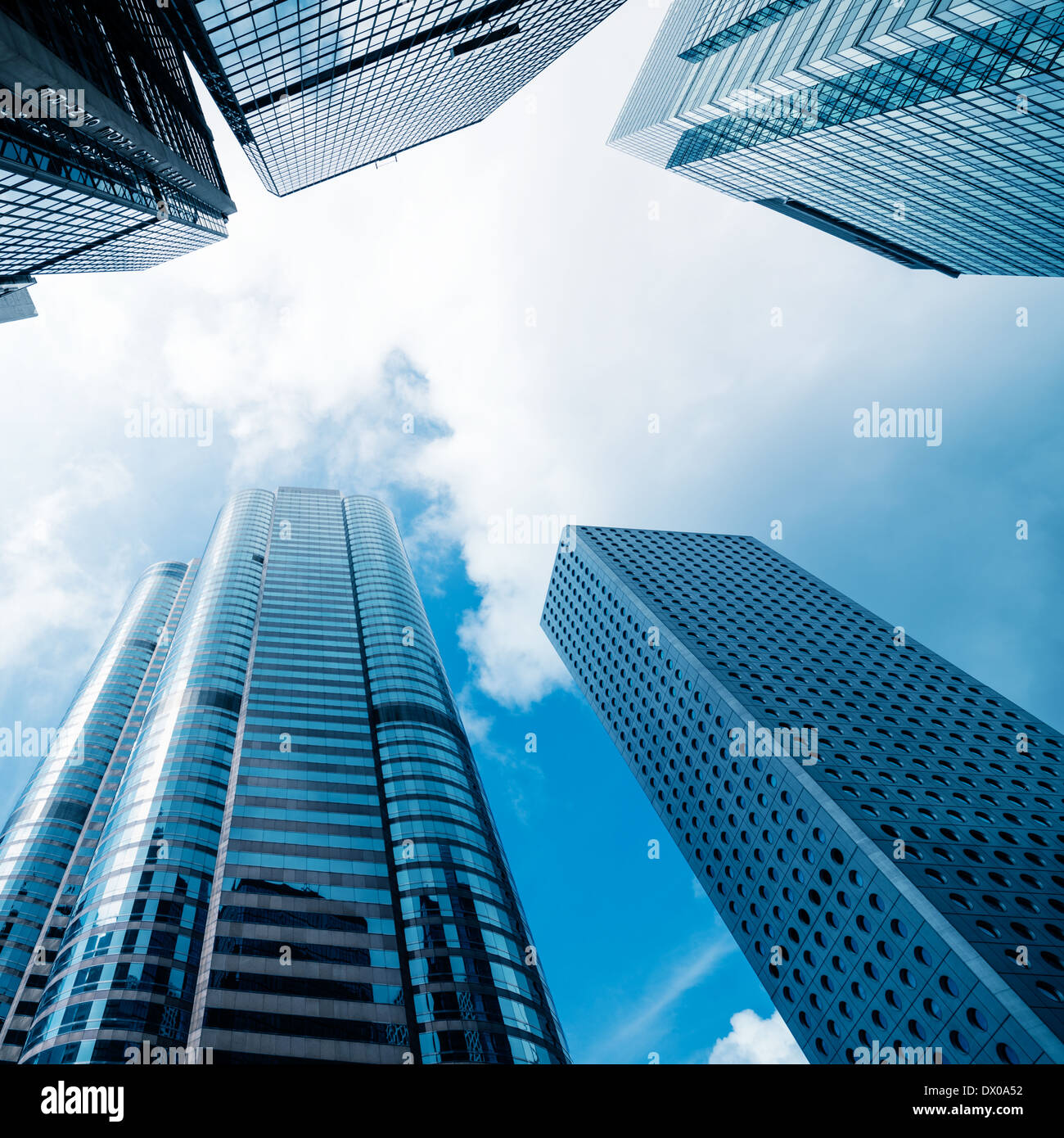 modern business center in hongkong Stock Photo - Alamy