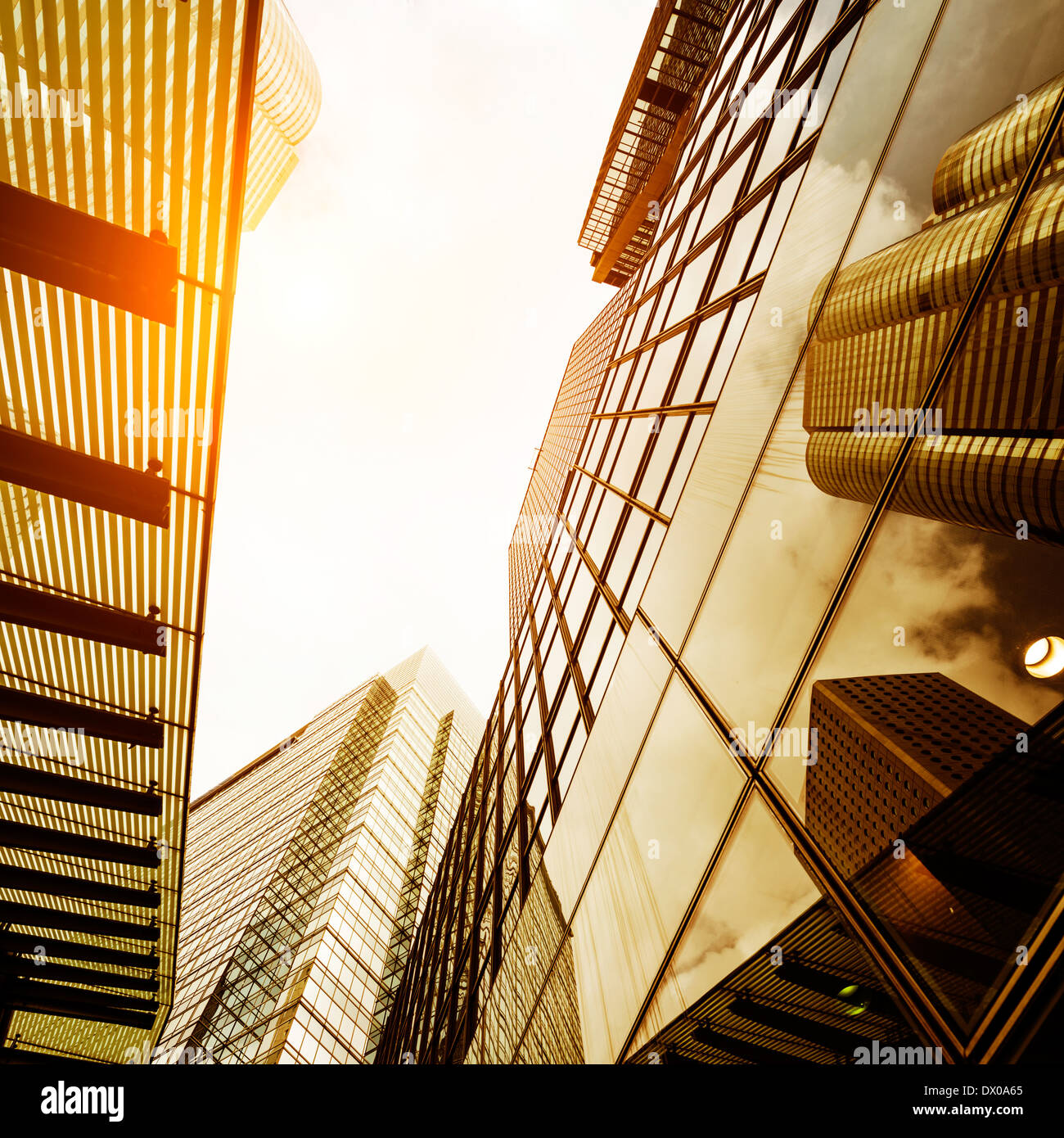 modern business center in hongkong Stock Photo - Alamy