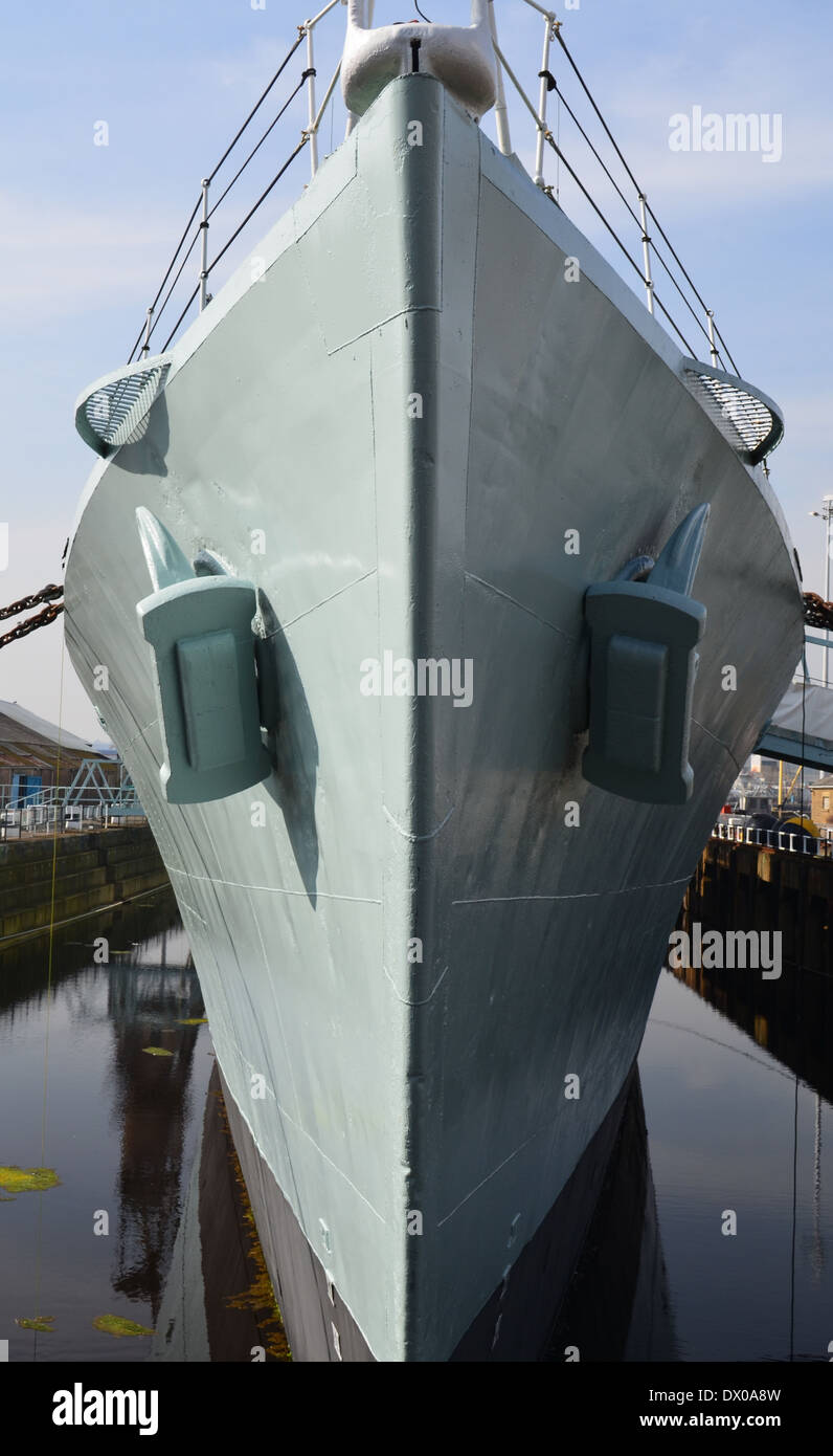 HMS Cavalier Destroyer at Chatham Historic Dockyard in Kent,England ...