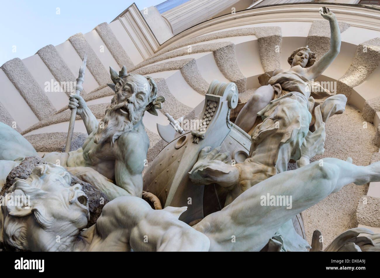 Sculpture in Vienna, Austria Stock Photo - Alamy