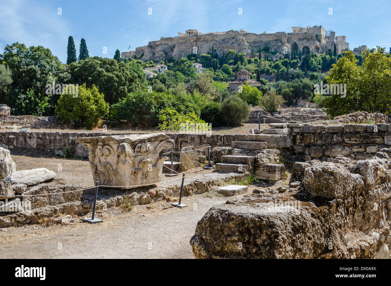 Athens greece ruins hi-res stock photography and images - Alamy