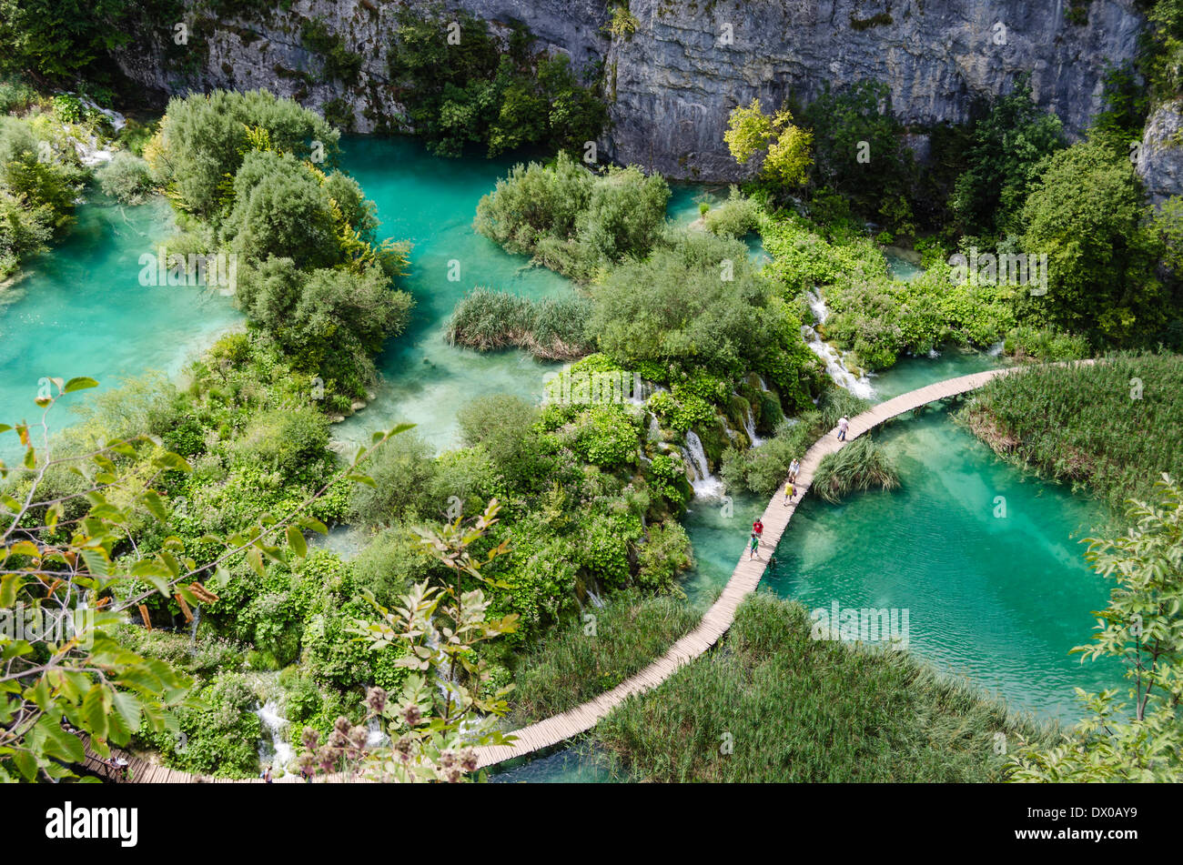 High view plitvice lakes hi-res stock photography and images - Alamy