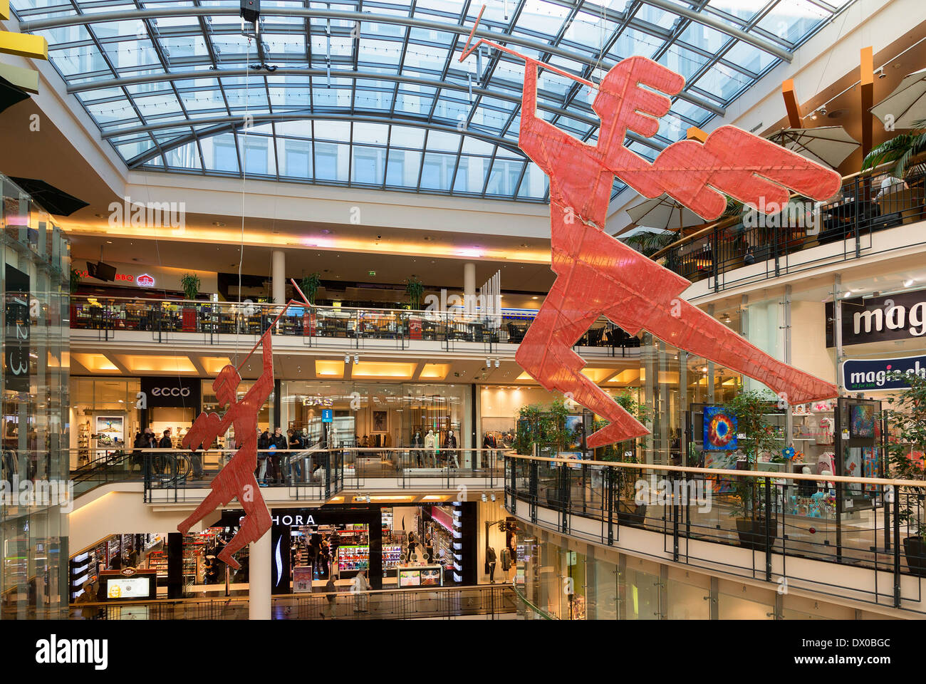 Prague, Palladium Shopping Centre Stock Photo - Alamy