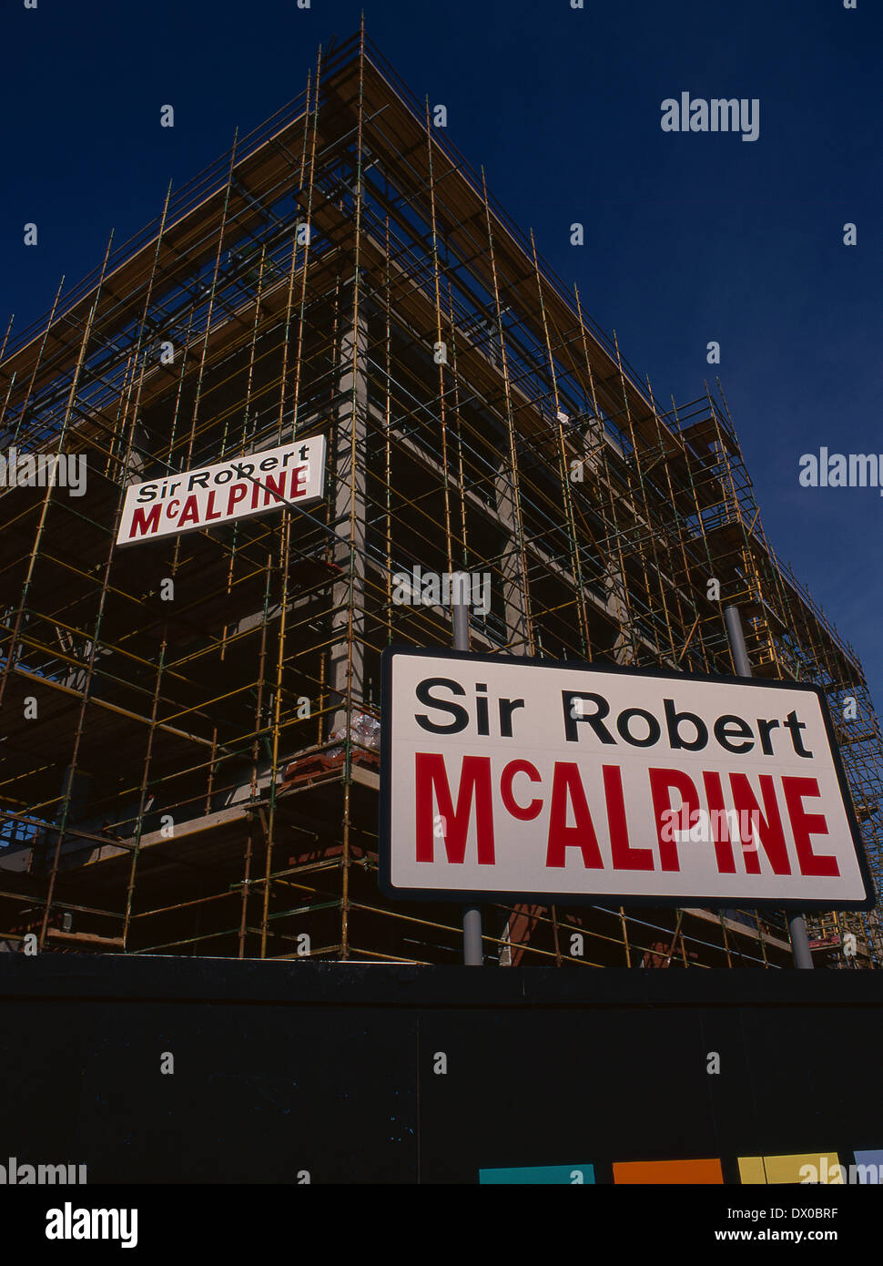 Sir Robert McAlpine construction Stock Photo - Alamy