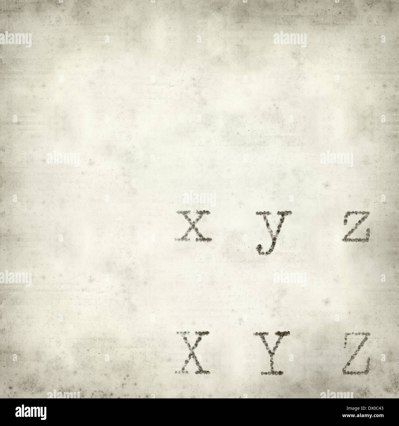 textured old paper background with typewriter test Stock Photo - Alamy