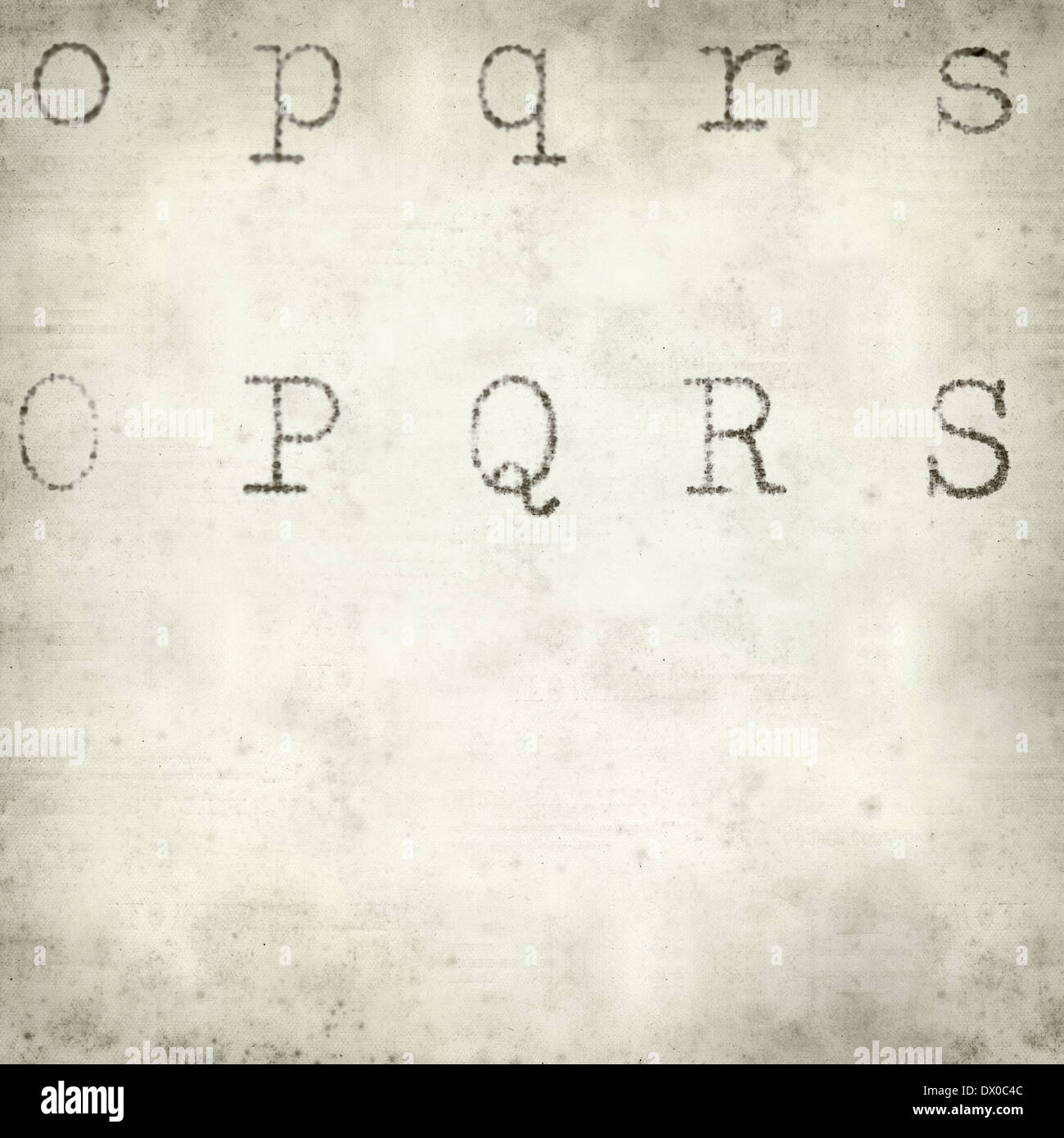 textured old paper background with typewriter test Stock Photo - Alamy