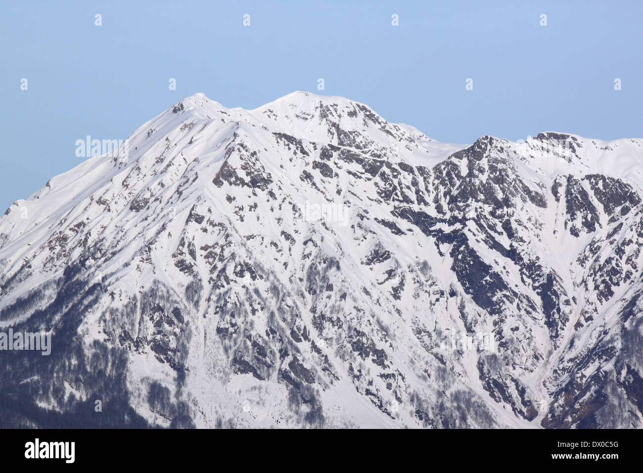 Mountain winter landscape peak hi-res stock photography and images - Alamy