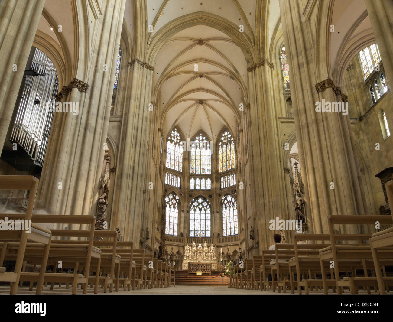 Regensburg cathedral interior hi-res stock photography and images - Alamy