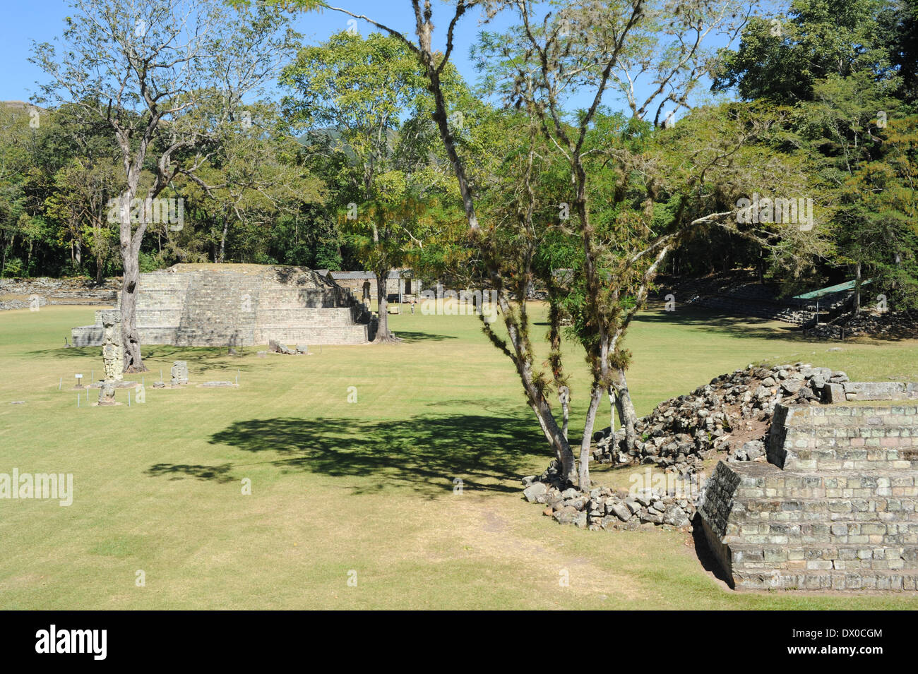 The Mayan ruins of Copan on Honduras Stock Photo - Alamy