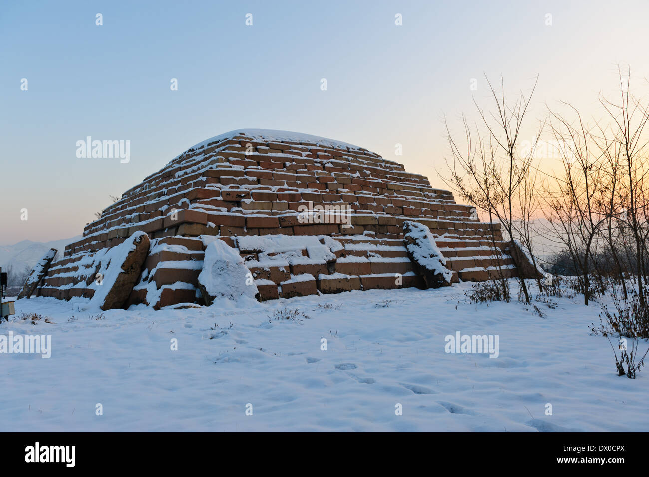General's Tomb (Jian Jun Fen) in the Koguryo sites of Ji'an City. Jilin ...