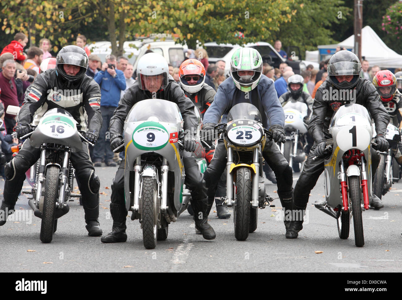Classic motorbike racing Stock Photo - Alamy