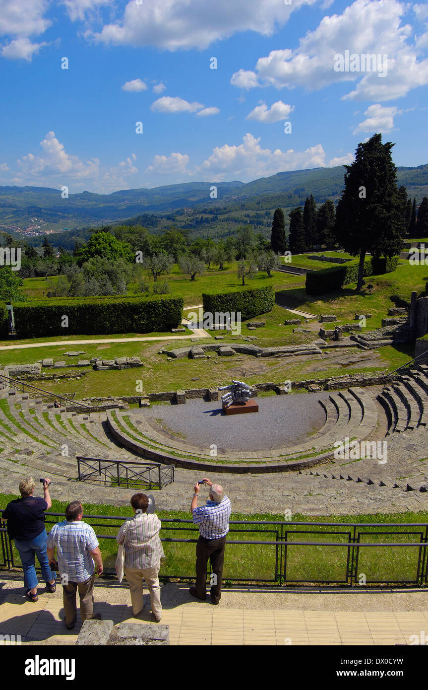 Fiesole amphitheatre in florence italy hi-res stock photography and ...