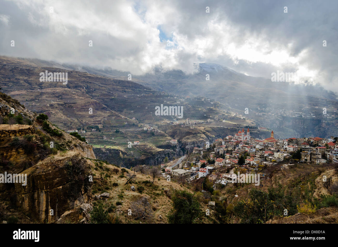 Qadisha valley hi-res stock photography and images - Alamy
