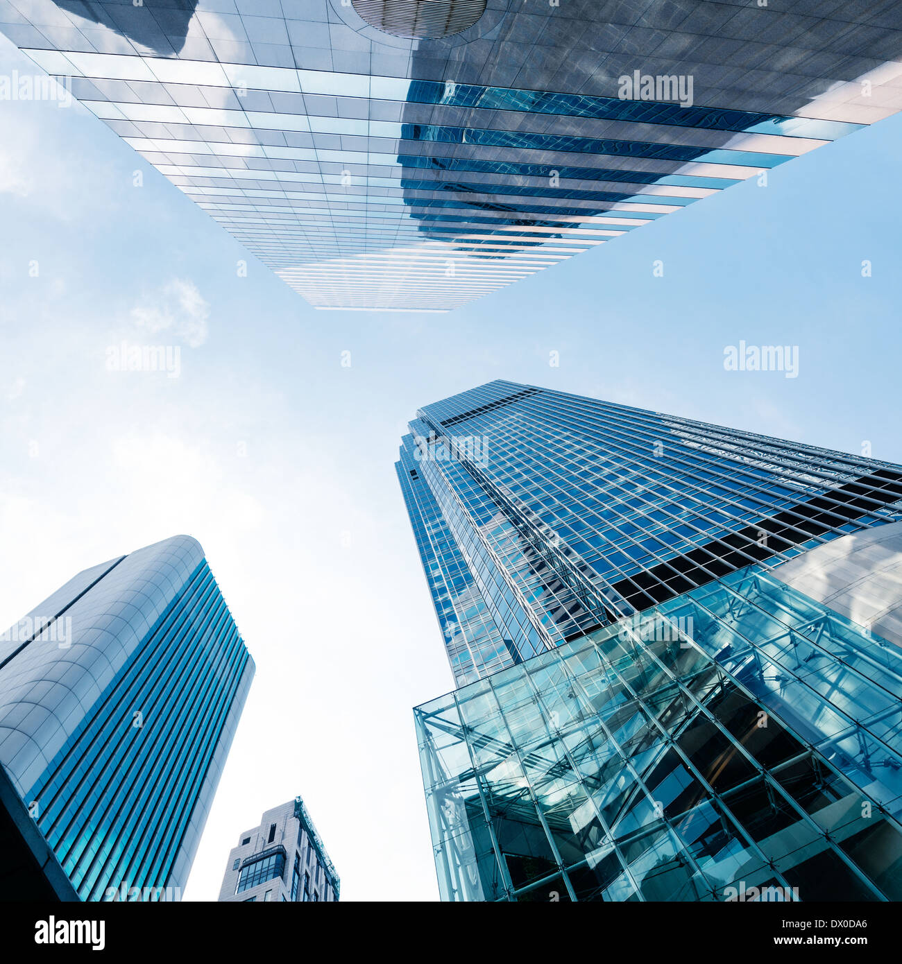 modern business center in hongkong Stock Photo - Alamy