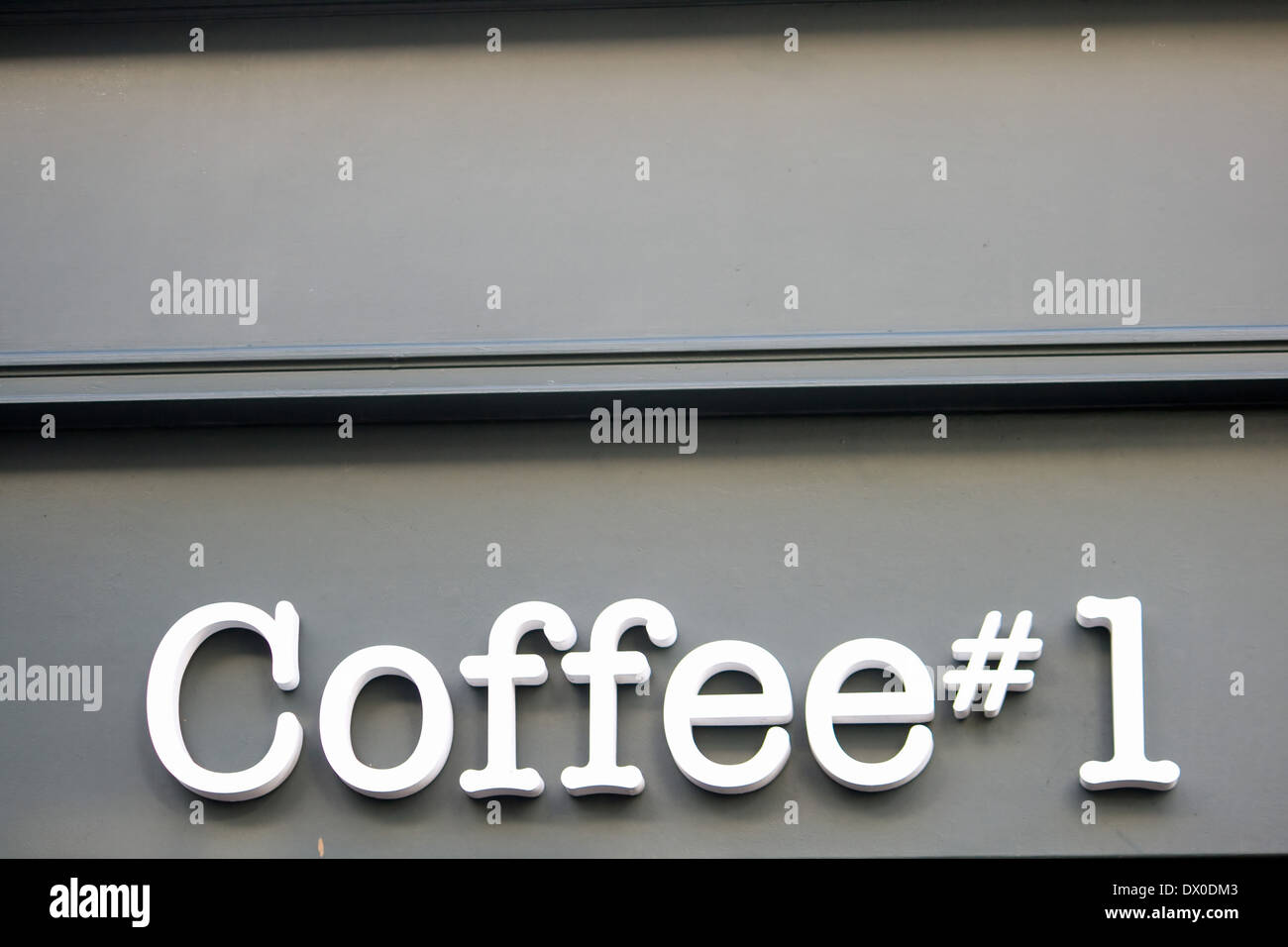 Number one coffee shop hi-res stock photography and images - Alamy