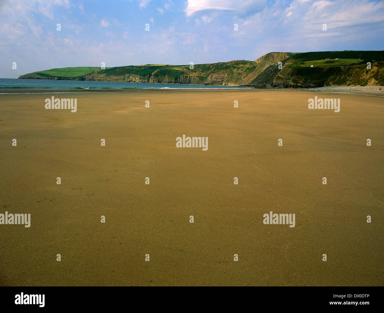 North Wales empty beaches Stock Photo - Alamy